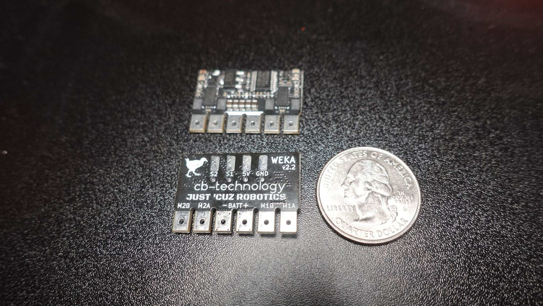 WEKA 20A Dual Brushed Motor Controller - Next Gen Dual ESC – Just 'Cuz ...