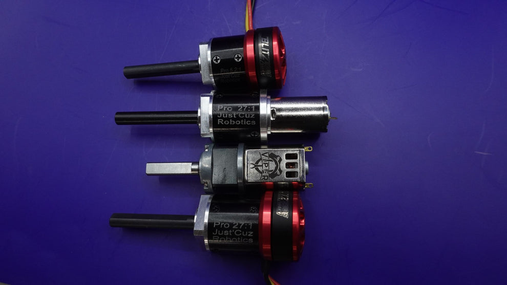 Blitz Pro 2306 - Brushless Bulletproof 24mm Gearmotors – Just 'Cuz Robotics