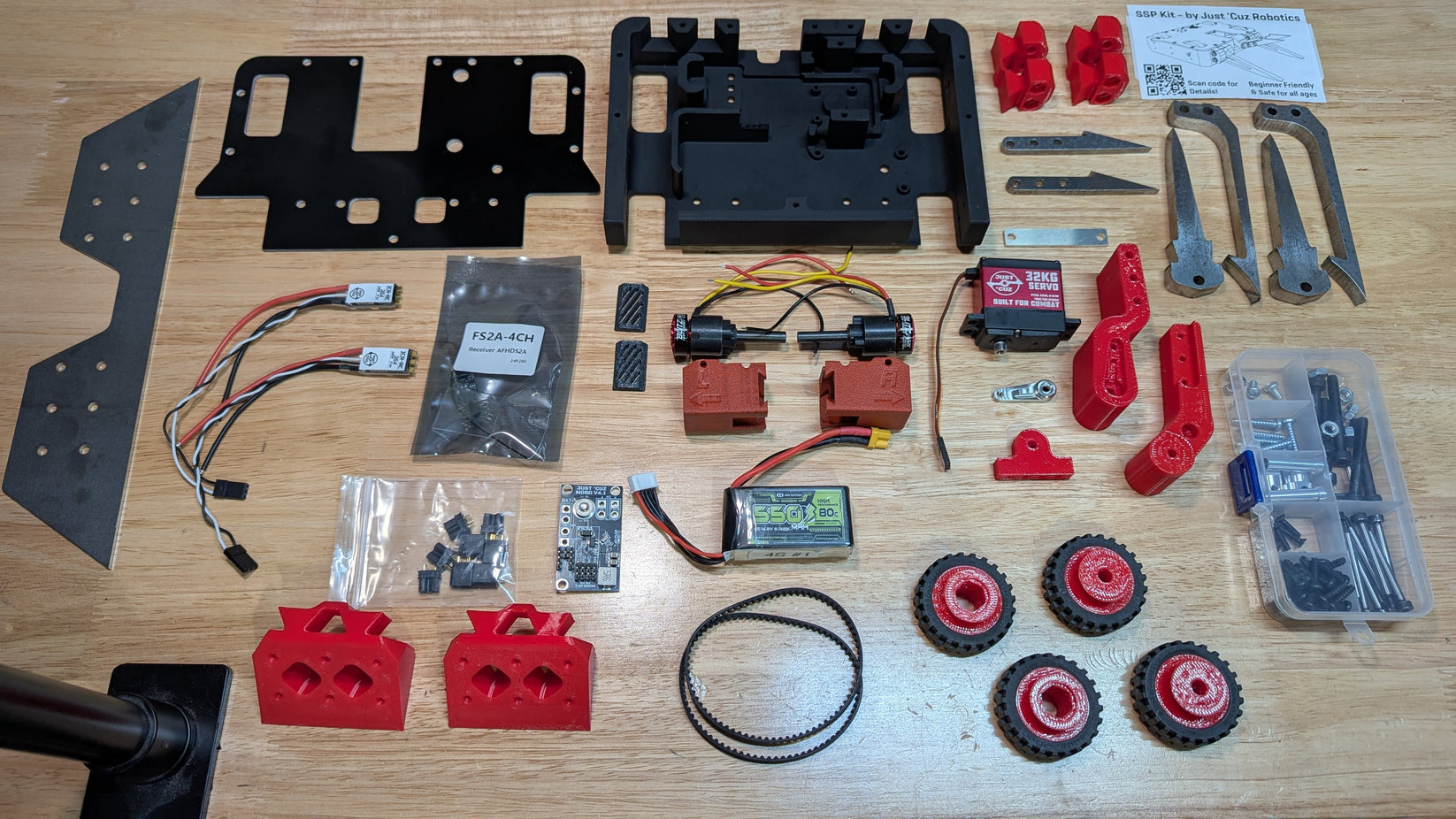 SSP 2.0 Combat Robot Kit – Just 'Cuz Robotics