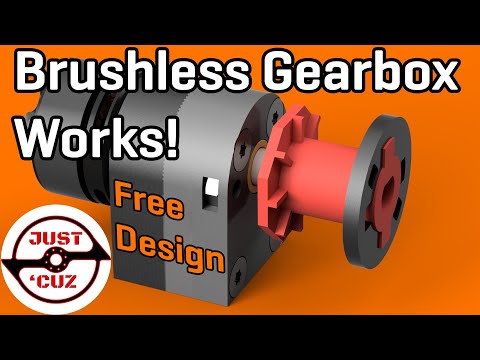 Beetleweight Brushless Gearbox CAD Design – Just 'Cuz Robotics