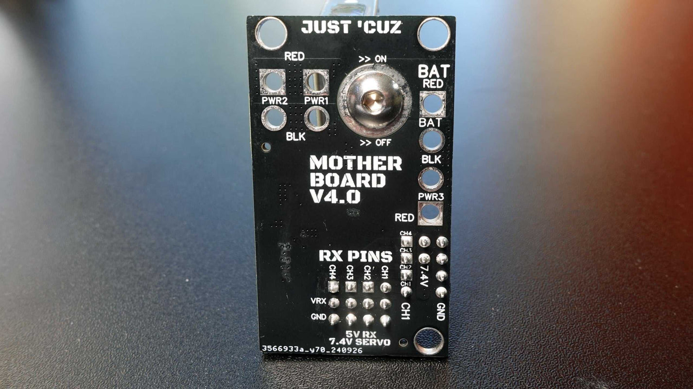 Just 'Cuz Motherboard V4 - Combat Robot Mainboard – Just 'Cuz Robotics