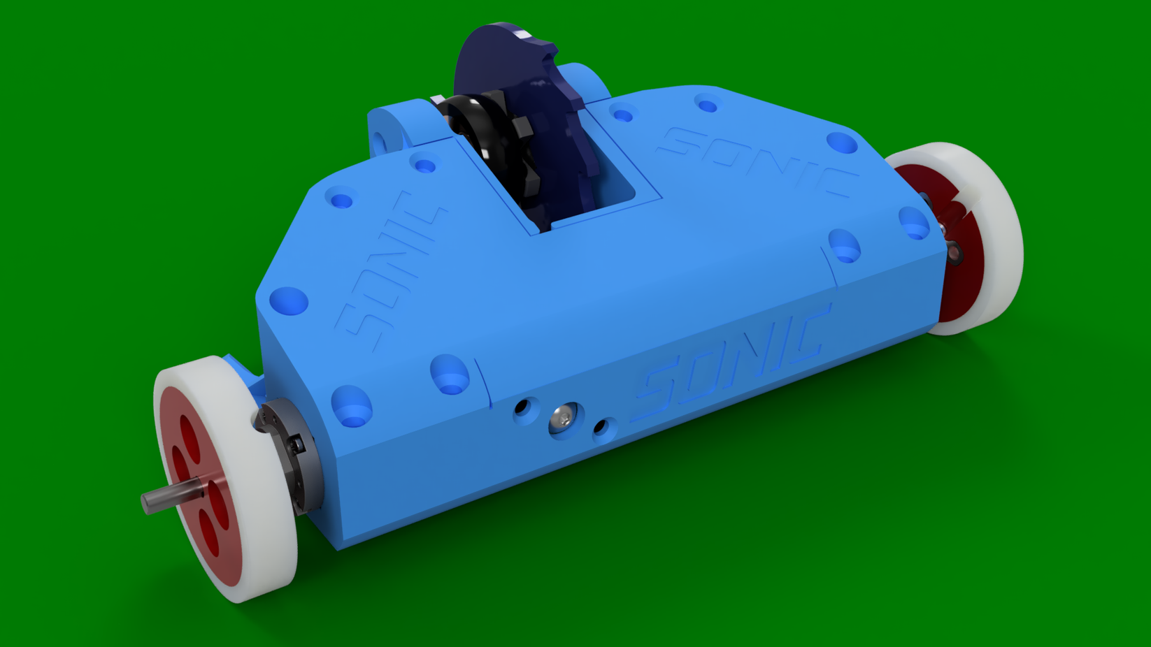 Sonic V1.0 Full CAD Assembly – Just 'Cuz Robotics