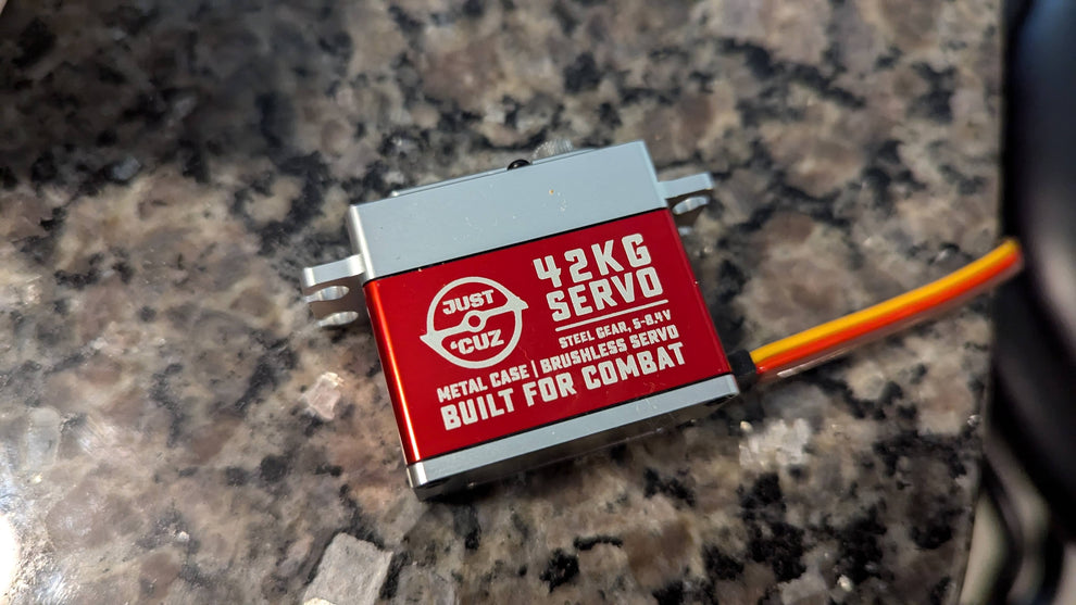 Brushless All Metal Speedy Servo - 42kg-cm True 200 Degree – Just 'Cuz ...