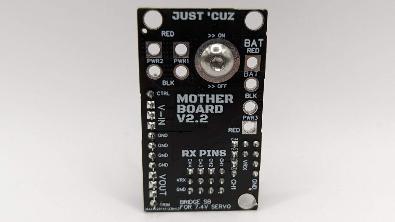 Just 'Cuz Motherboard V2.2 - Combat Robot Mainboard – Just 'Cuz Robotics