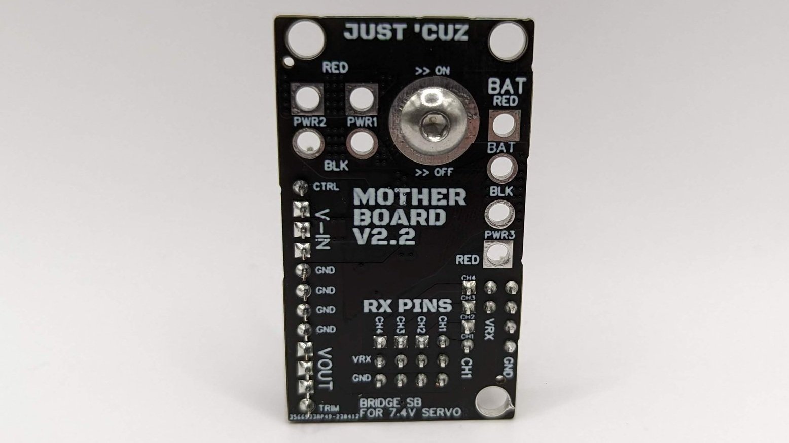 Just 'Cuz Motherboard V2.2 - Combat Robot Mainboard – Just 'Cuz Robotics