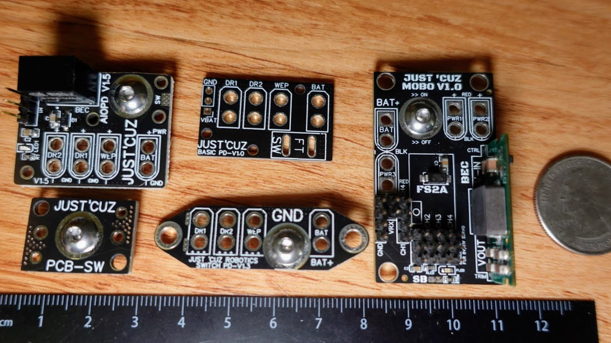 Just 'Cuz Motherboard V4 - Combat Robot Mainboard – Just 'Cuz Robotics